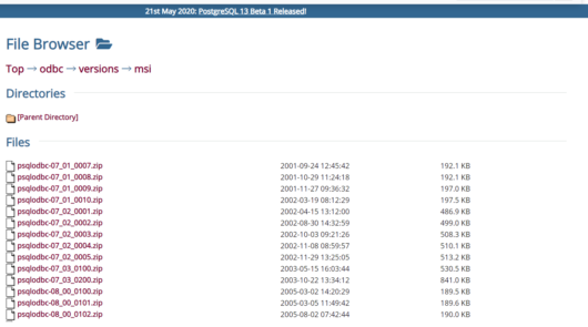 【postgresql】windowsへpostgresqlのodbcのインストール Postgresweb ポスグレウェブ