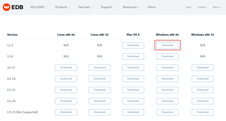 【postgresql】postgresql12のインストール Postgresweb ポスグレウェブ